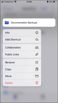 iOS only: Shortcuts